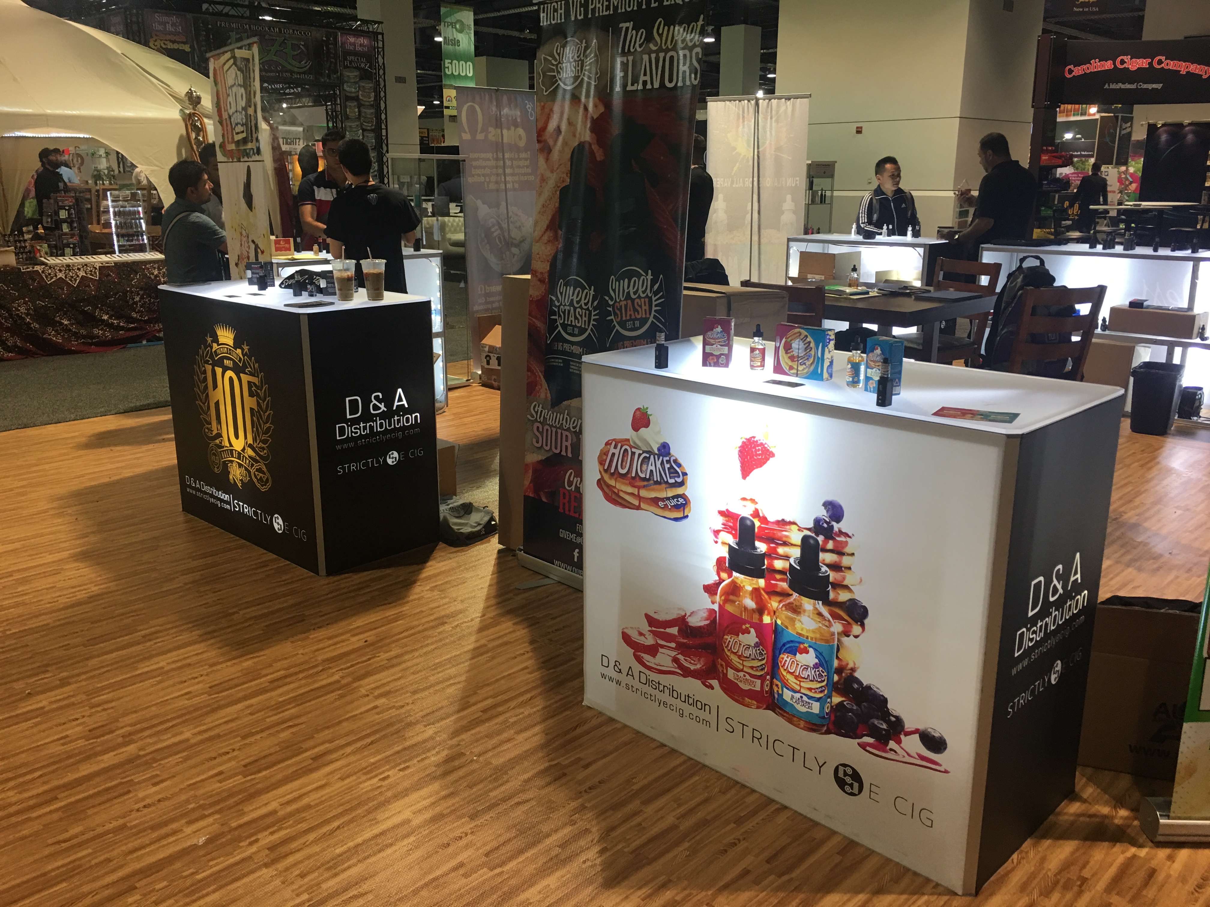 Strictly E-Cig Tradeshow Booth • Monk Vibe