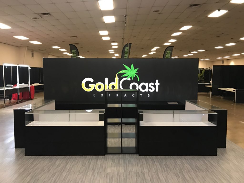 Gold Coast Extracts Tradeshow Booth • Monk Vibe