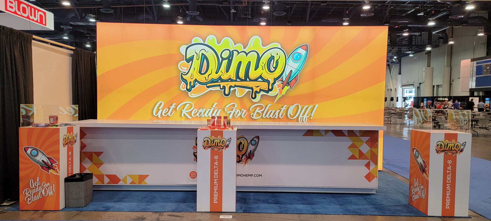 Dimo 10x20 Booth at TPE 2021 • Monk Vibe