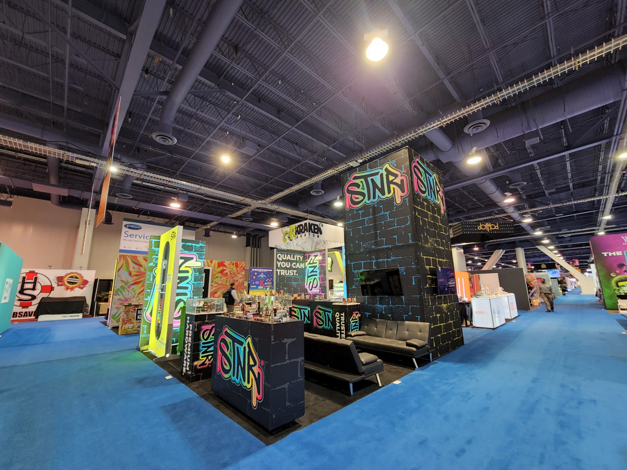 STNR Creations 20x30 Booth at TPE Vegas February 2023 • Monk Vibe